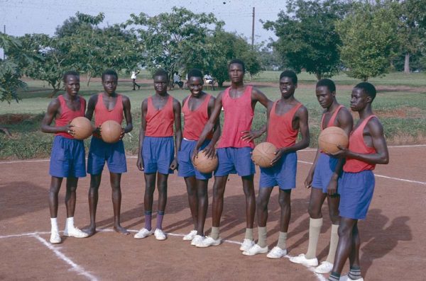 Teso College first basketball team - Teso College Aloet